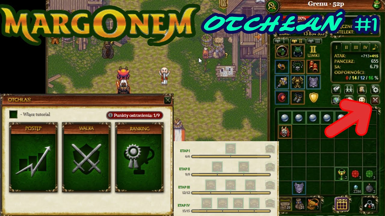 MARGONEM #26 - POWRACA DO GRY OTCHŁAŃ. GEFION OTCHŁAŃ #1 - YouTube