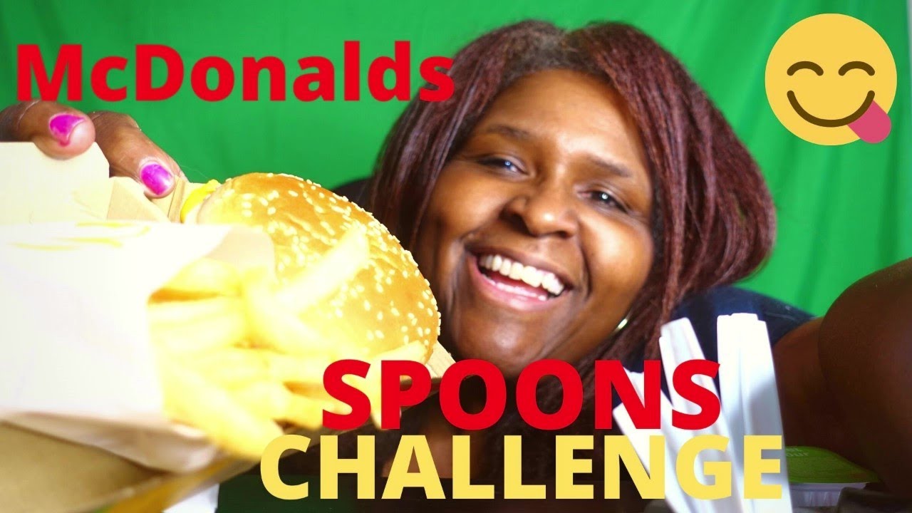 That's A Mouthful McDonald's Spoons Challenge By @Karel The Girl ...