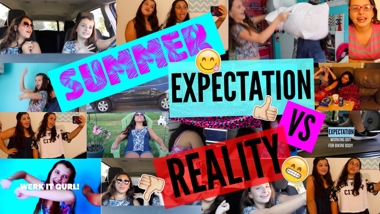 Summer : EXPECTATIONS VS REALITY! - YouTube