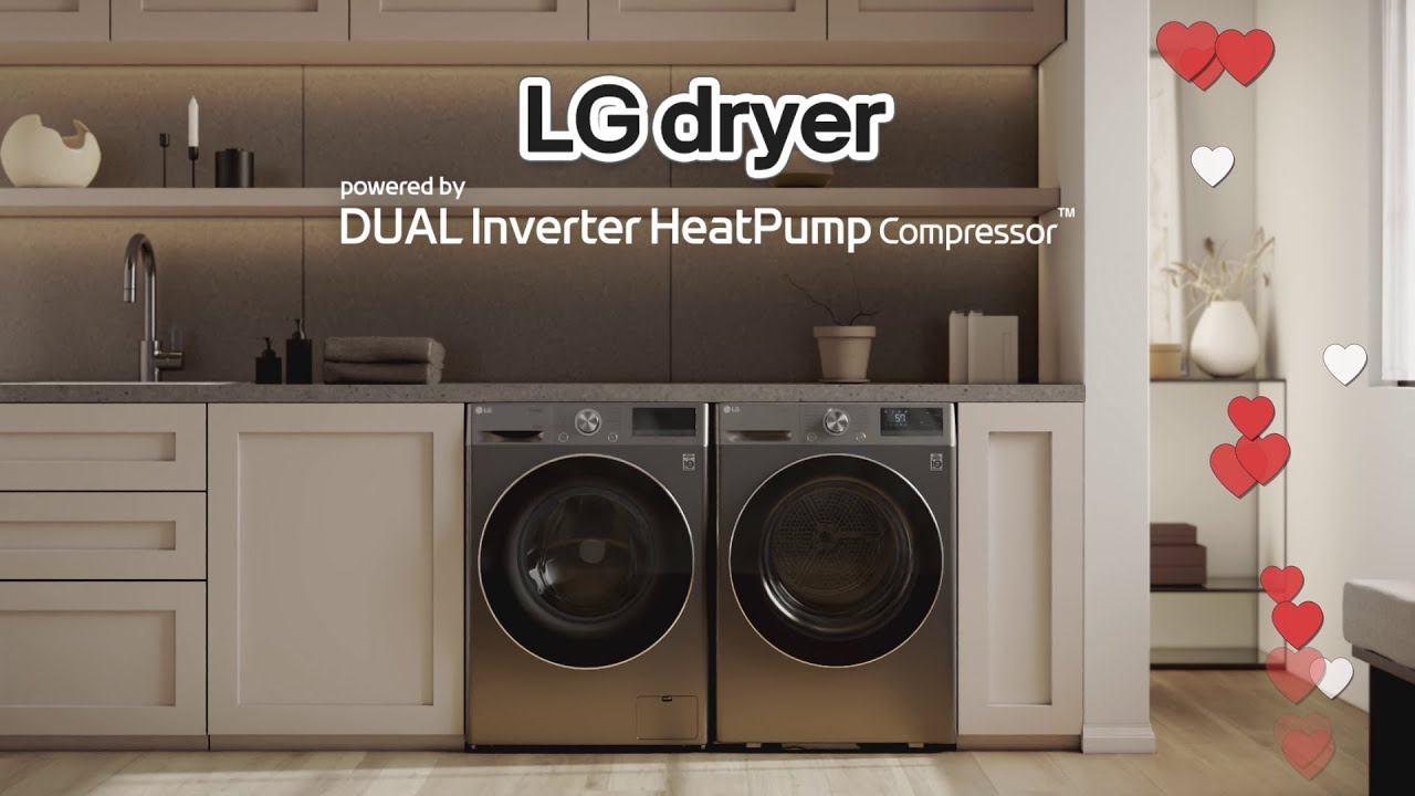 LG Dryer | LG Heat Pump Dryer Reduces 99.9% of Dust mites - YouTube