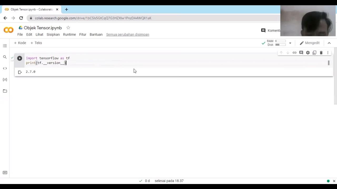Objek Tensor (Tensorflow) - YouTube