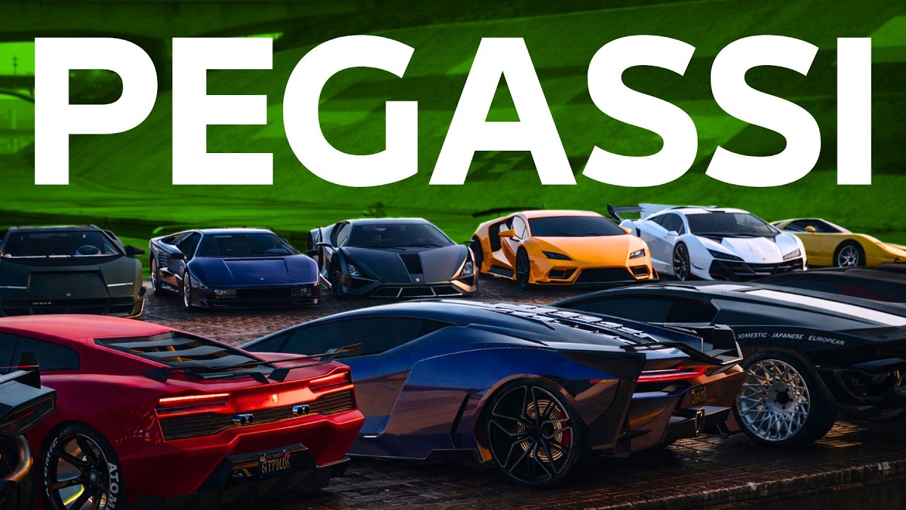 Hicimos el CAR MEET de Pegassi (Lamborghini) MÁS GRANDE de GTA Online 😎 ...