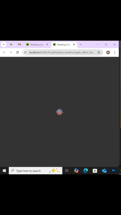 Gradient 3d Square Pre Loader Using Html And Css Cssanimation Htmlcss Shortsfeed Shorts 