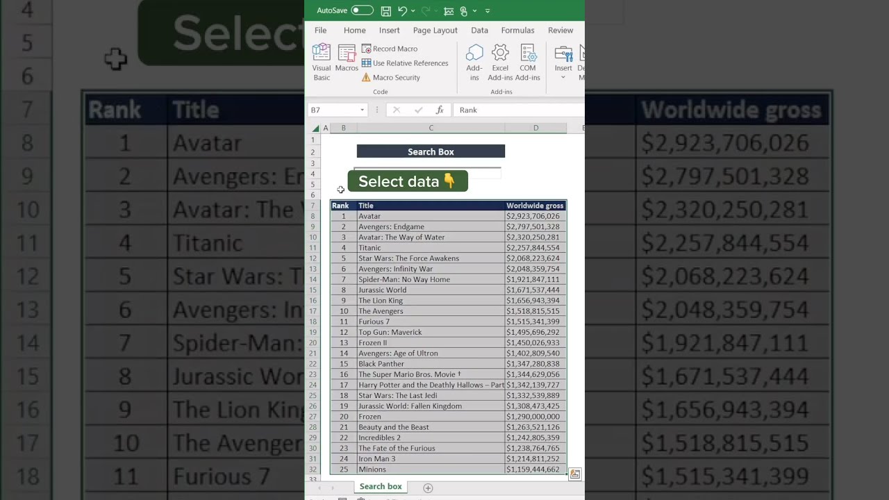 How To Add Search Box In Excel excel excelsolutions YouTube How To Add Search Box In Excel excel excelsolutions YouTube