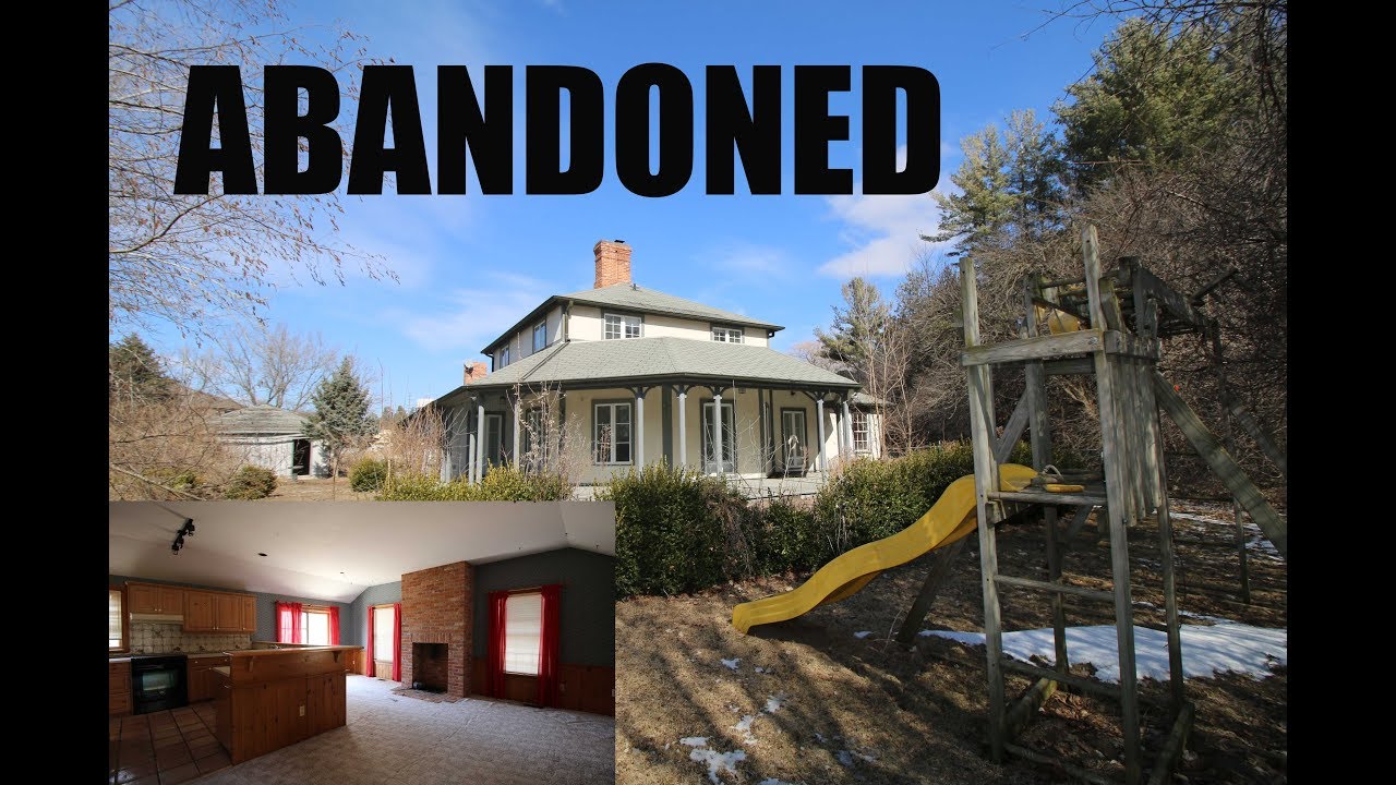 Exploring Abandoned Ranch Style Mansion With Library Den - YouTube