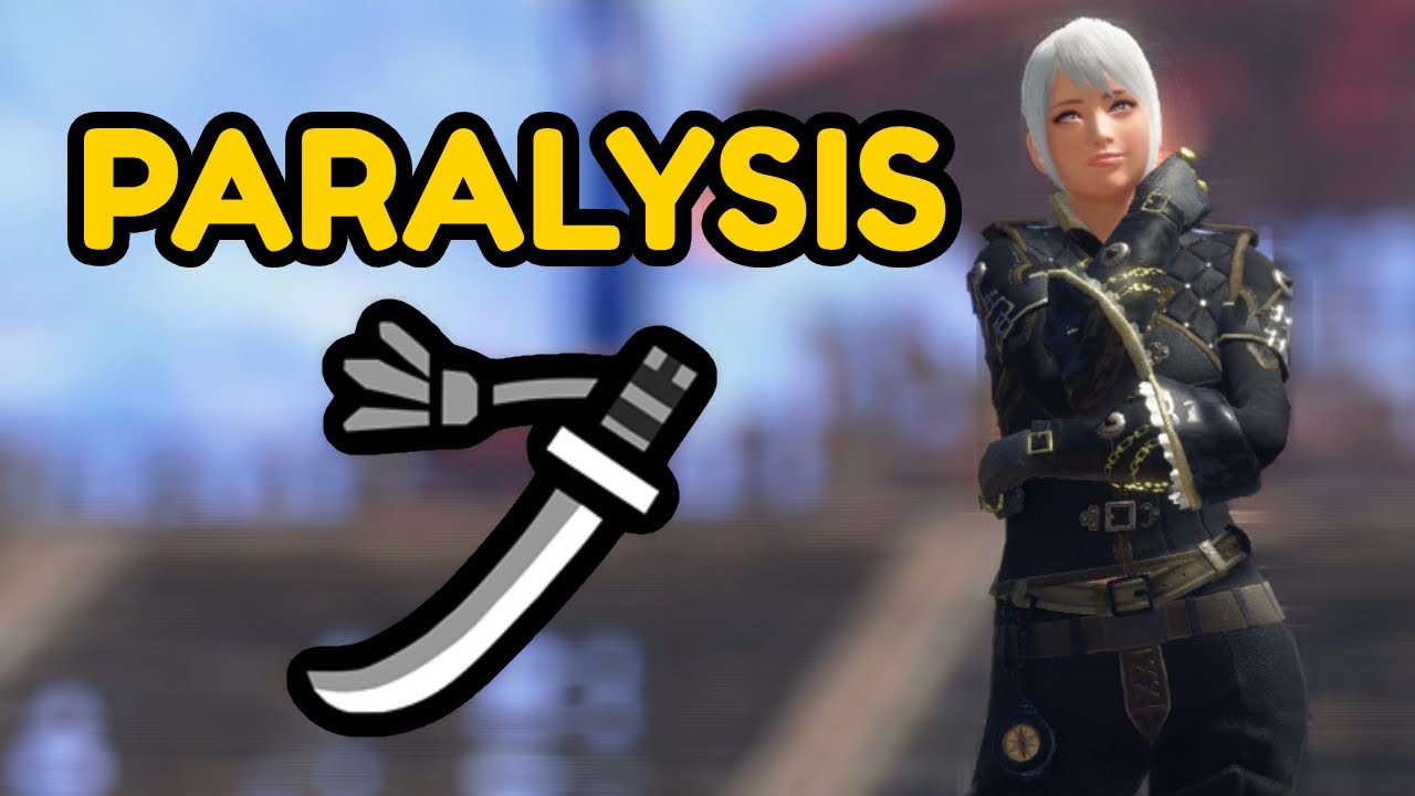 Paralysis Longsword In Monster Hunter Sunbreak - YouTube