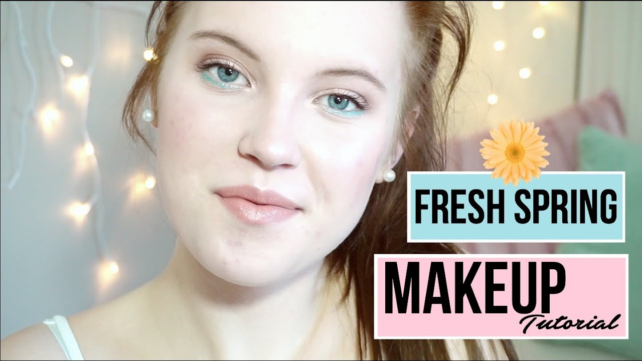 FRESH SPRING MAKEUP 🌷 Makeup Tutorial 💗 - YouTube