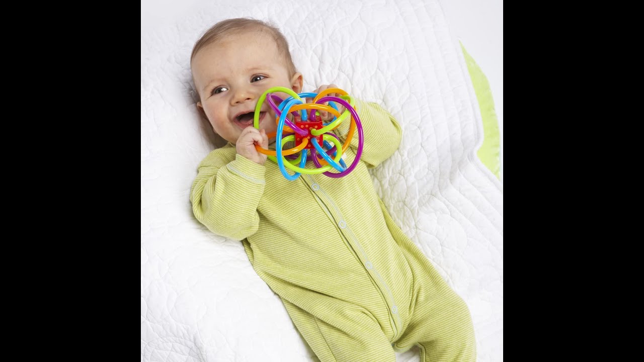 Amazon.com Manhattan Toy Winkel Rattle Sensory Teether Toy Baby - YouTube
