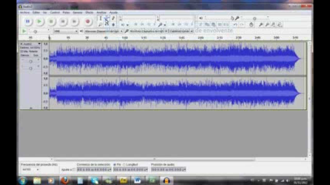 Trabajando con Audacity: Herramienta de Envolvente - YouTube