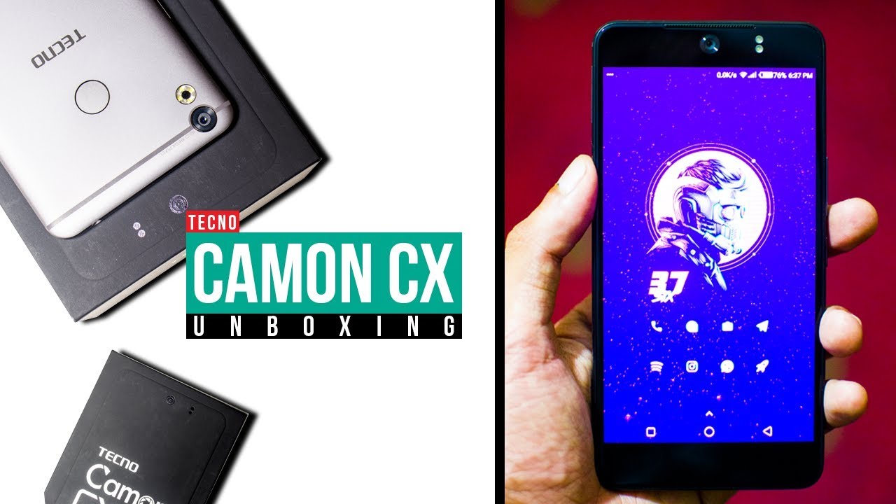 TECNO CAMON CX - UNBOXING! - YouTube