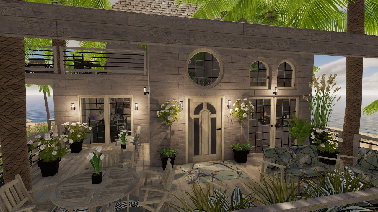 House Flipper 2 Island Tree House - YouTube