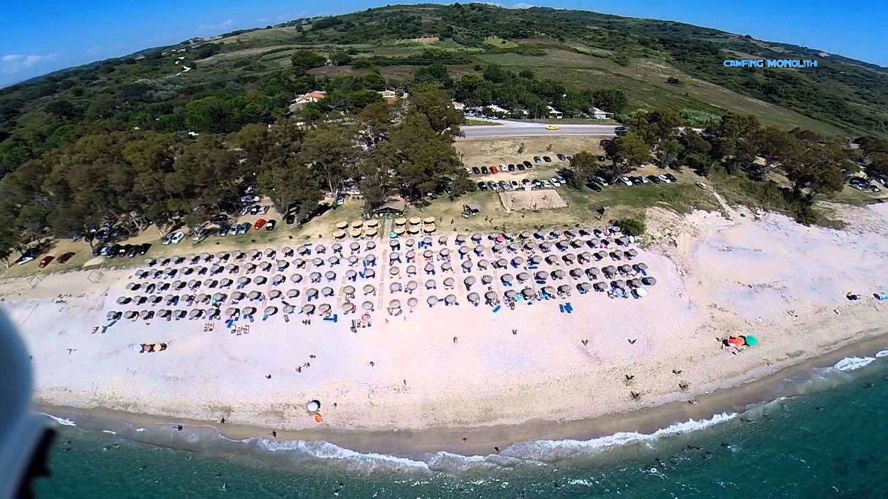 Camping Monolithi Greece - YouTube