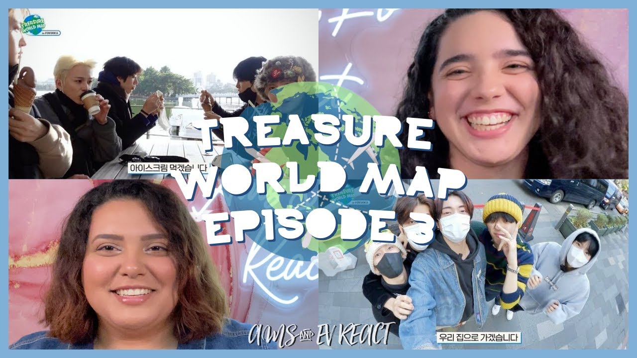 We are now at Haruto's Hometown!! Reacting to [TREASURE WORLD MAP] EP.3 ...