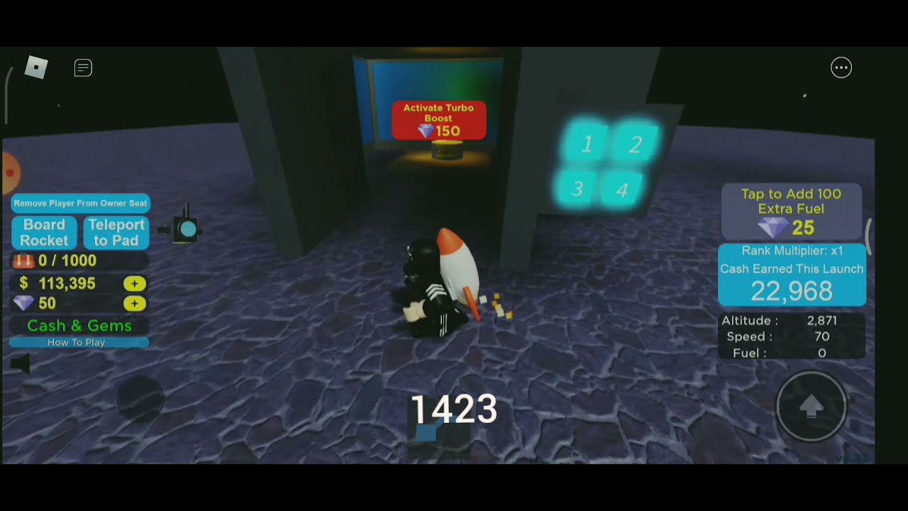 Roblox 321 blast off third island code - YouTube