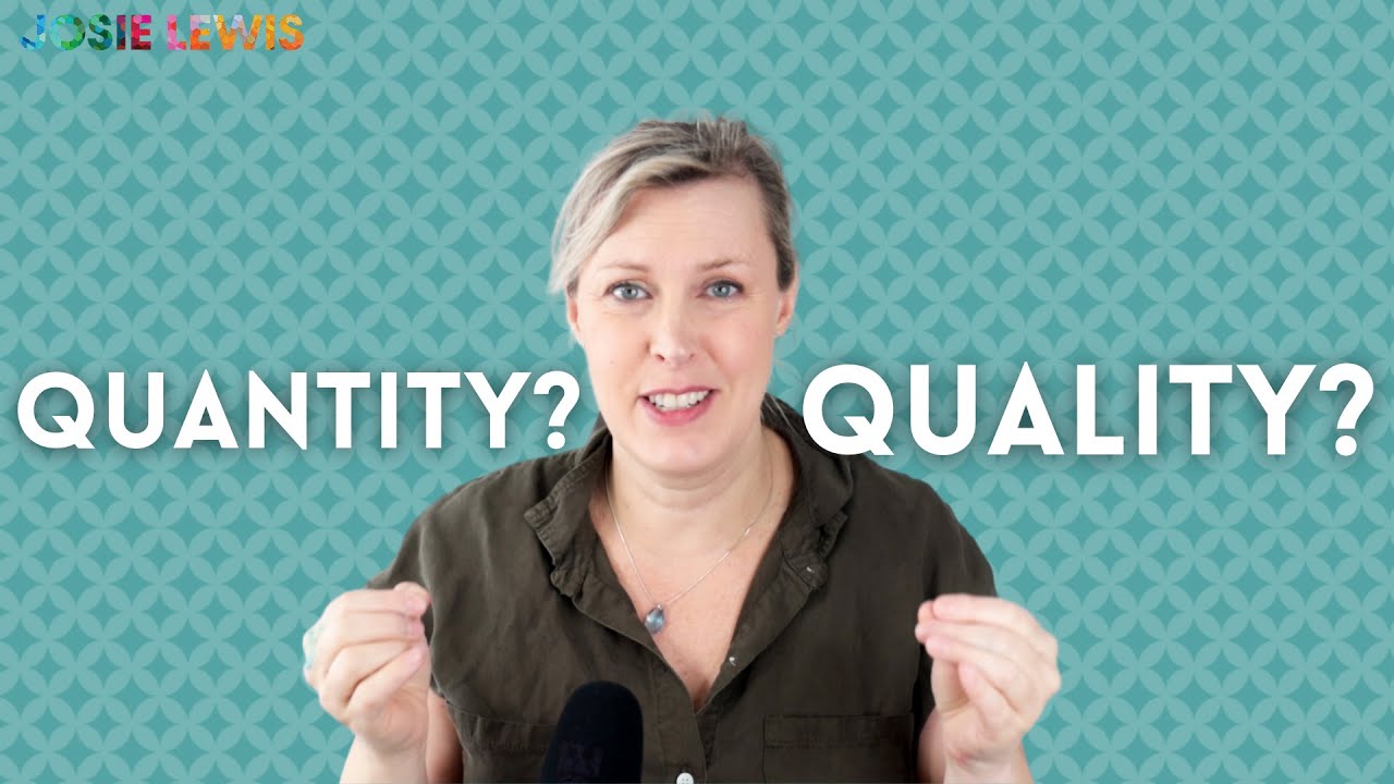 To Make Good Art What's More Important: Quality or Quantity? - YouTube