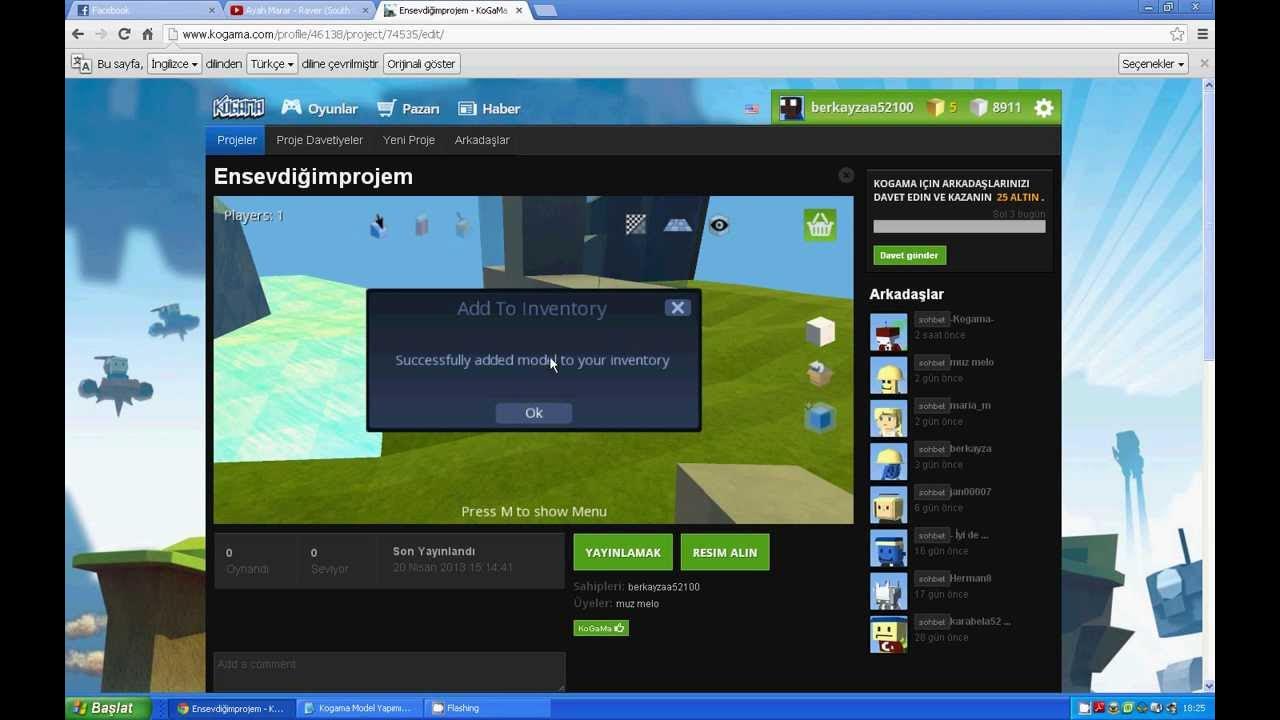 Kogama Model Yapımı - YouTube