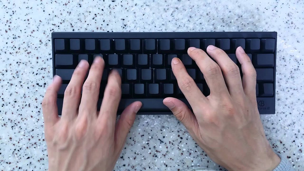 HHKB Pro2 typing 2015.12 - YouTube