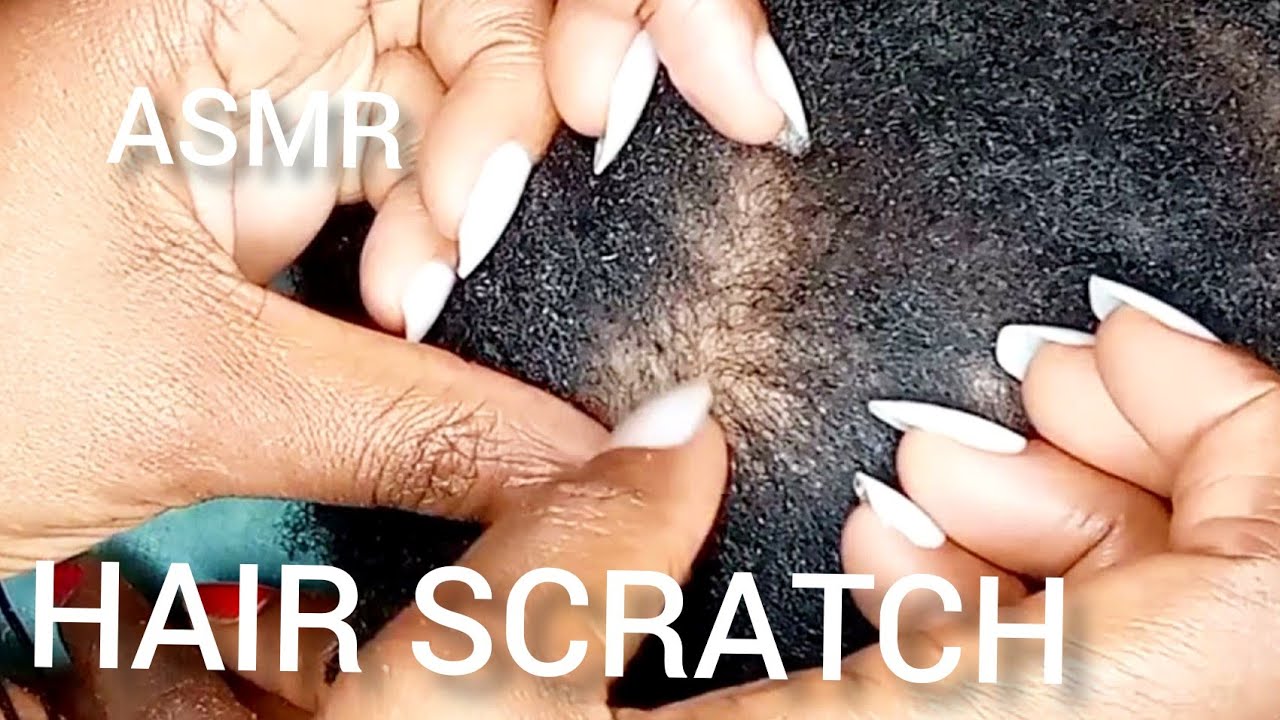 ASMR | HAIR PICKING & HAIR SCRATCH part2 | feels good - YouTube