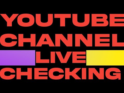 🔴Free YouTube promotion 🔴live stream channel promotion and checking ...
