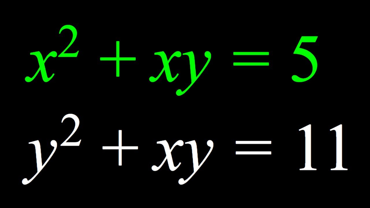 A Quick and Easy Polynomial System - YouTube