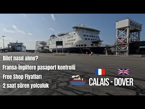 TIRLA FRANSA-İNGİLTERE GEMİSİNDE YOLCULUK