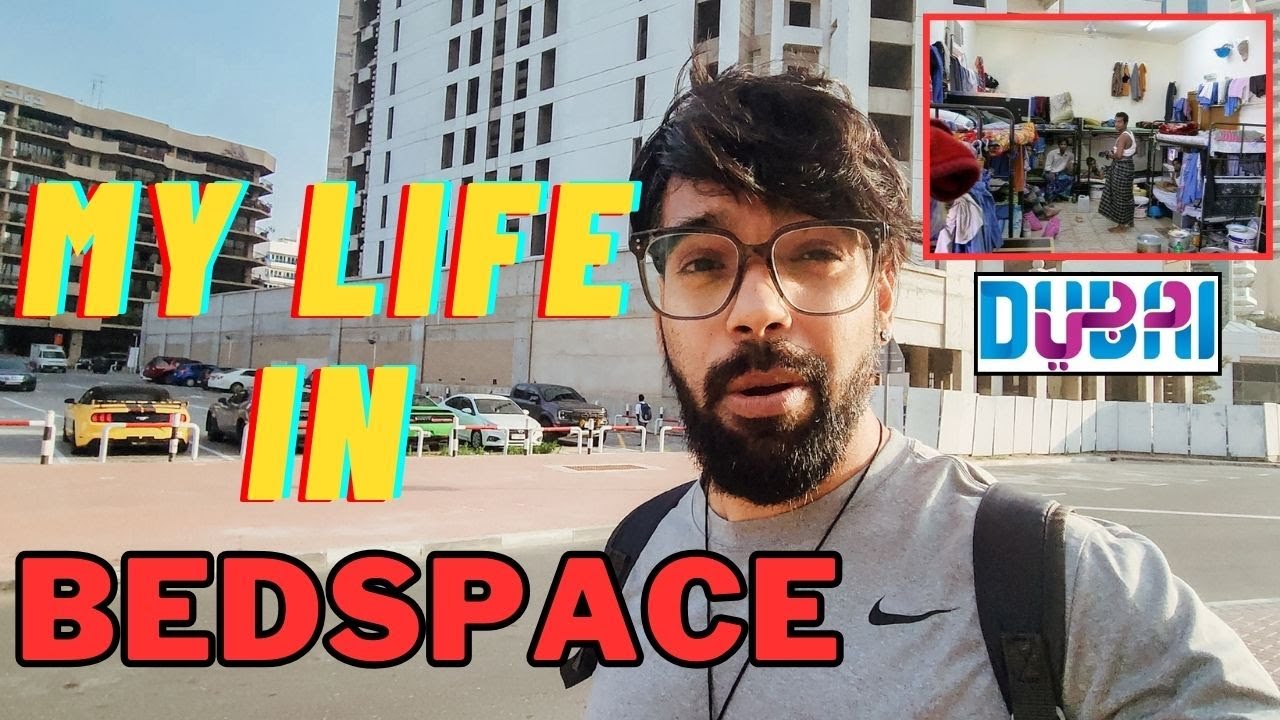 My LIFE In The BEDSPACE In DUBAI 😭 (Creek Harbor Dubai) - YouTube