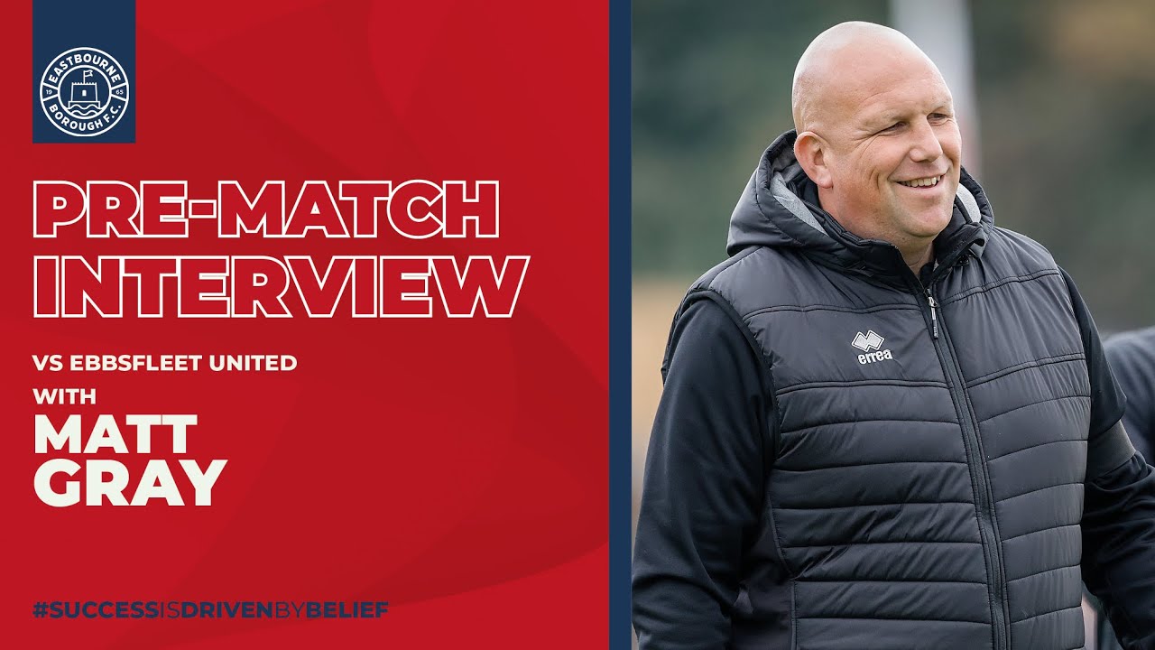 Pre Match Interview: Matt Gray previews Ebbslfeet - YouTube