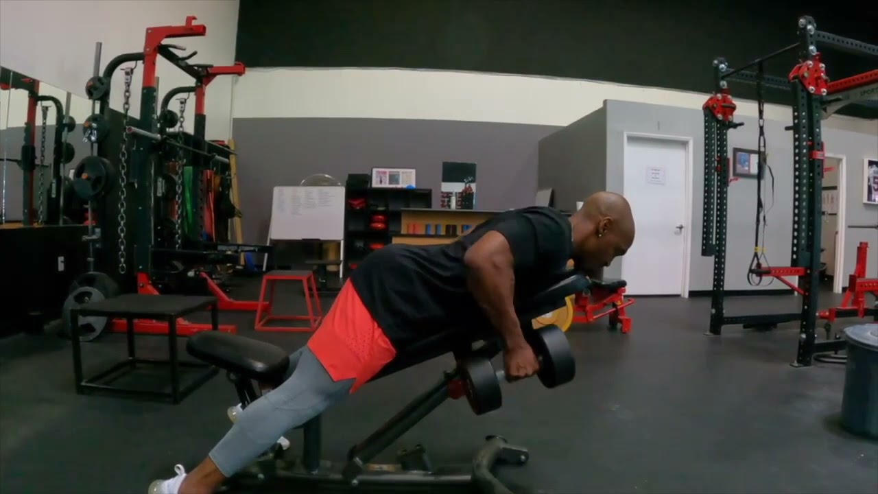 Inverted Row At Home With Dumbbells