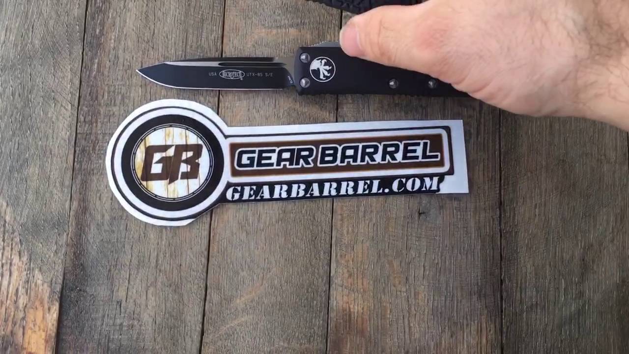 Microtech Comparison UTX-85 vs. Ultratech vs. Combat Troodon - YouTube