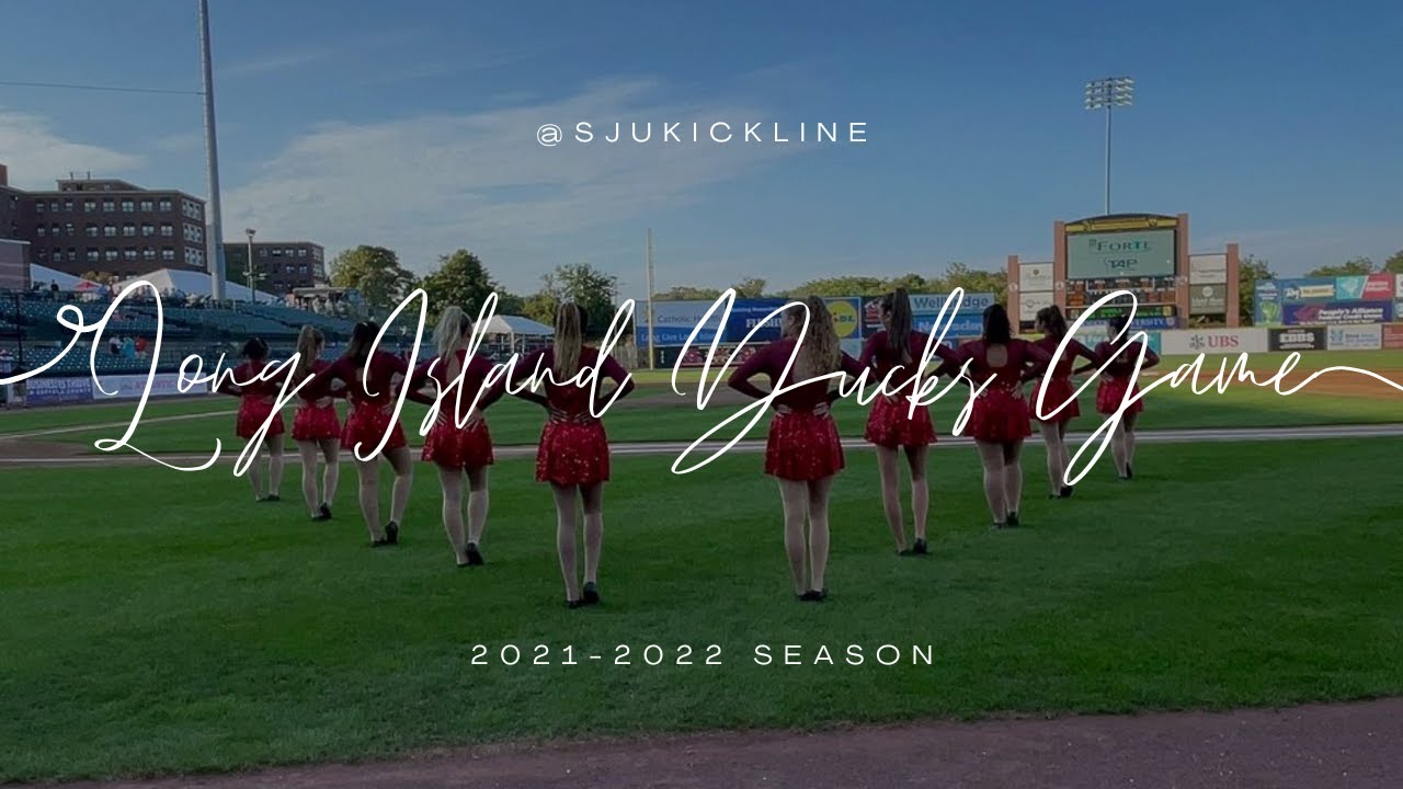 St. John's University Kickline | Long Island Ducks Game, Sep. 2022 ...