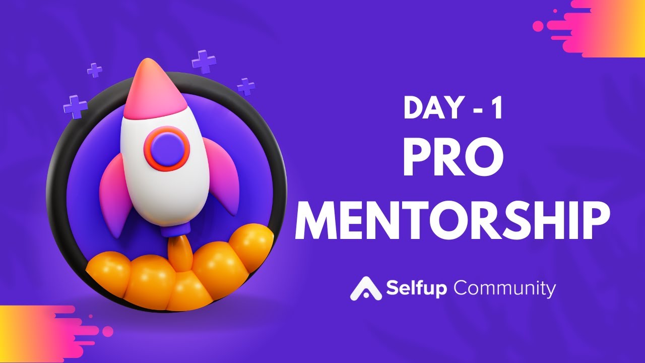 Pro Mentorship Day 1 August - YouTube
