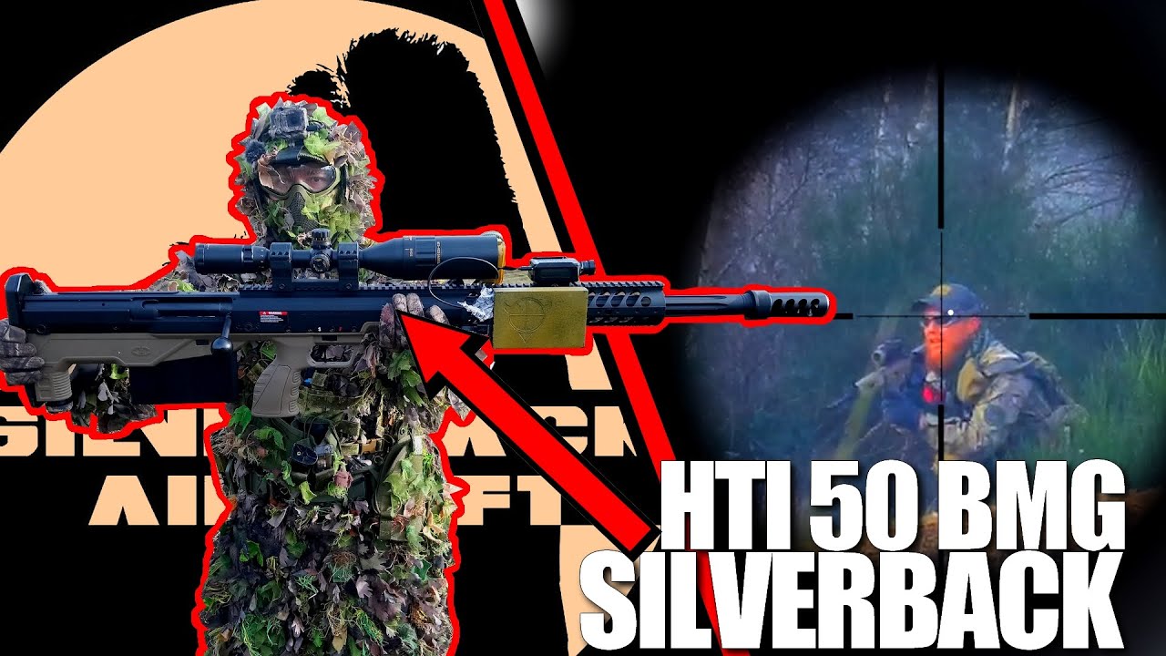 Airsoft HTI 50 BMG Silverback / Sniper Français gameplay - YouTube