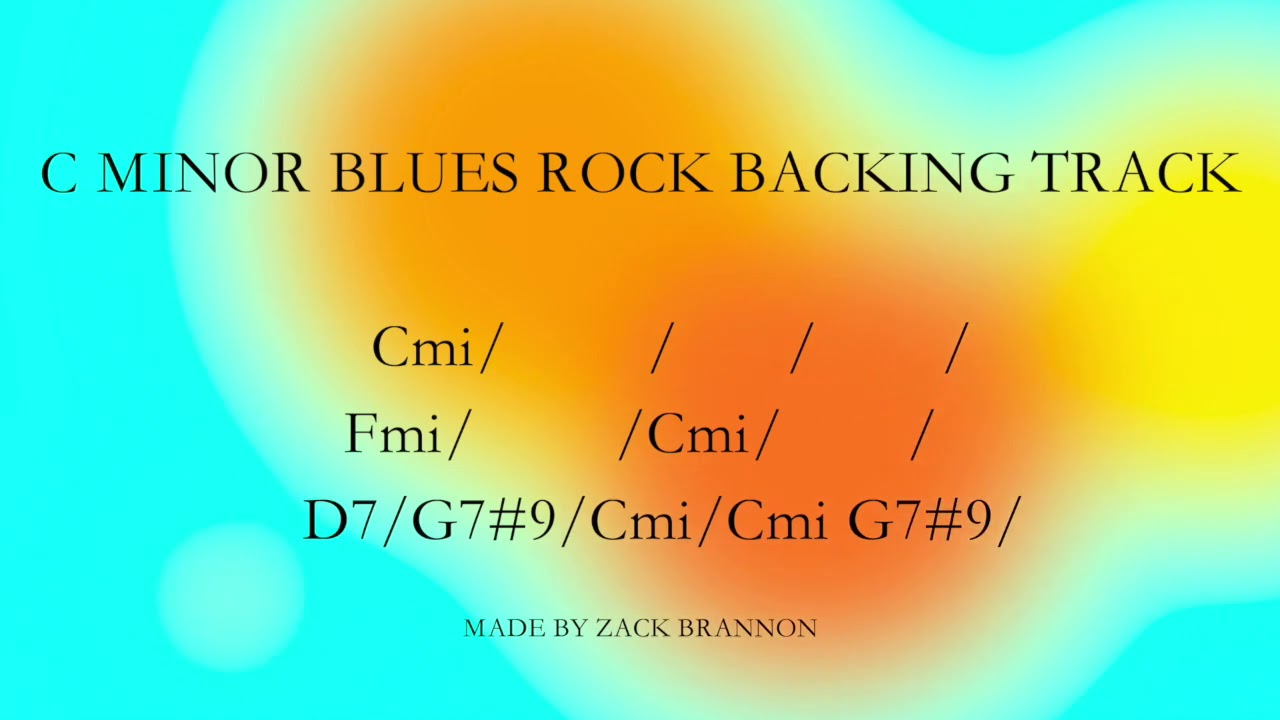 C Minor Blues Backing Track (Fusion) - YouTube