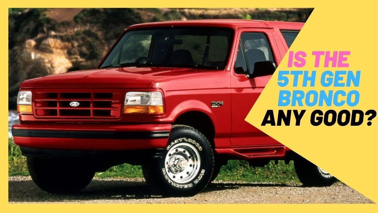 1992-1996 5th Gen Ford Bronco Buyer's Guide - YouTube
