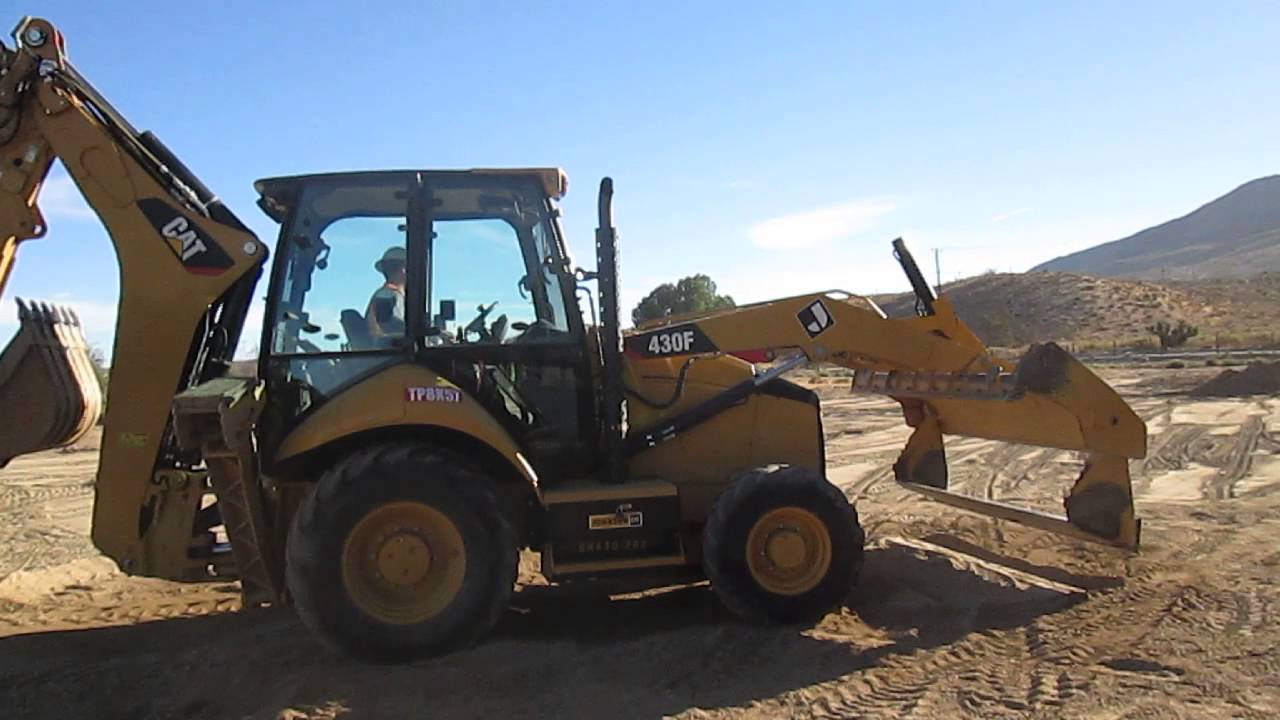 Backhoe Start Up Procedures - YouTube