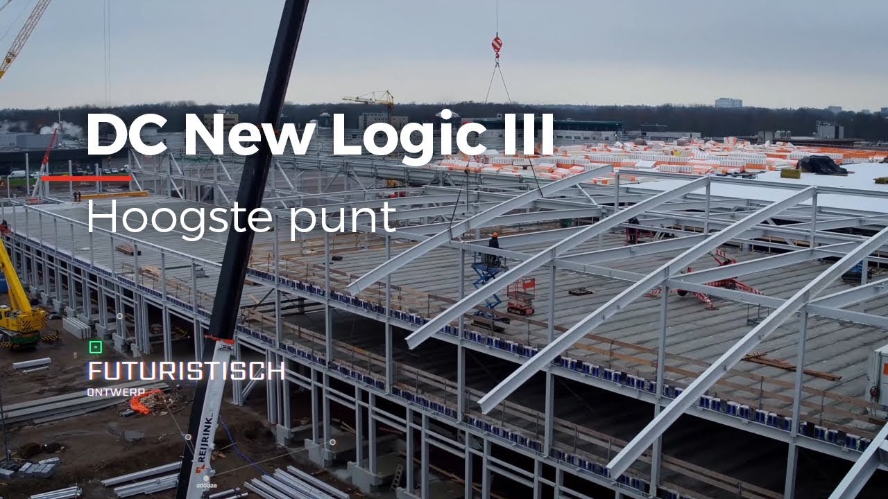 Niewbouw DC New Logic III Tilburg - Viering hoogste punt - YouTube