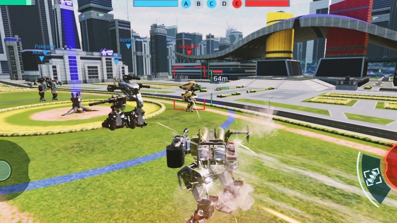 PERTEMPURAN ROBOT TERKUAT DENGAN ALAT TEMPUR CANGGIH - WAR ROBOTS PVP MULTIPLAYER - YouTube