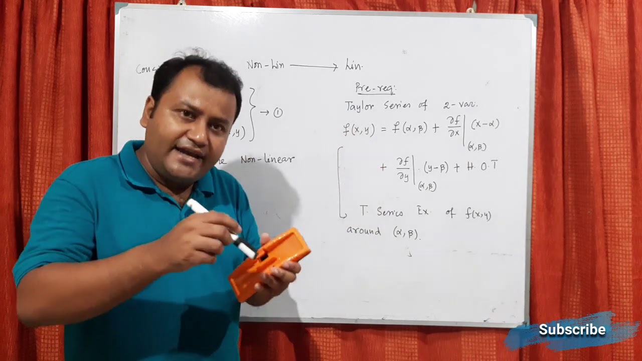 Linearization of a Nonlinear system - YouTube