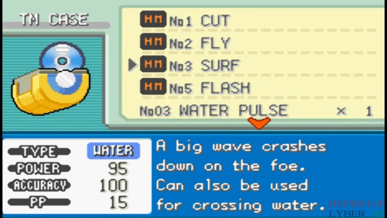 Pokemon Fire Red (GBA) How to Find HM Surf - YouTube