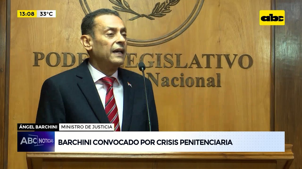 Ángel Barchini convocado por crisis penitenciaria - YouTube