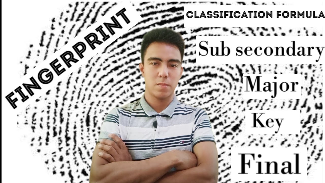 FINGERPRINT CLASSIFICATION FORMULA - YouTube