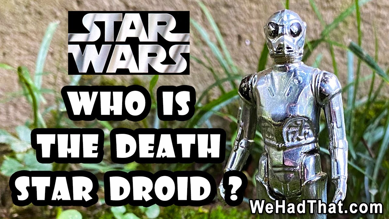 Vintage Star Wars Death Star Droid / RA-7 action figure review Kenner ...