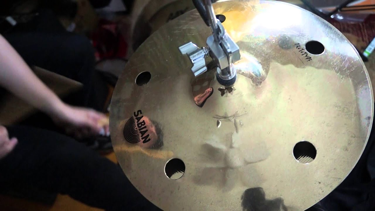 Sabian AAX Compression Hats 14" Brilliant Finish Prototype - YouTube