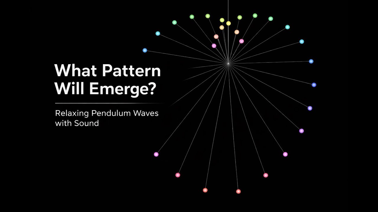 Simple Rules, Complex Patterns | Pendulum Waves with Sound - YouTube