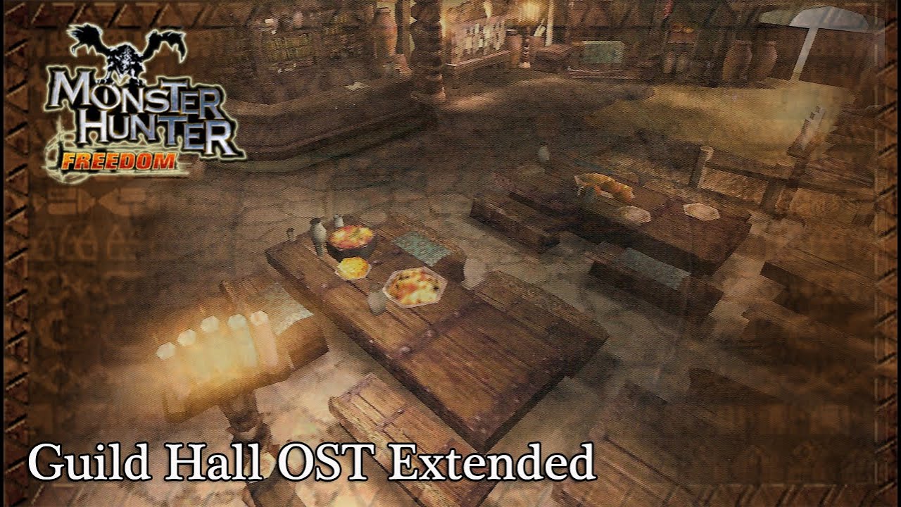 Monster Hunter Freedom Guild Hall OST Extended - YouTube