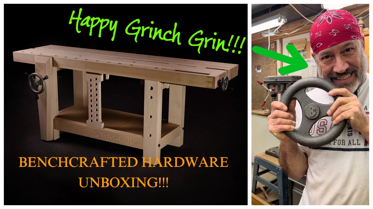 Benchcrafted Unboxing video #woodworking #vise #roubo #benchcrafted # ...