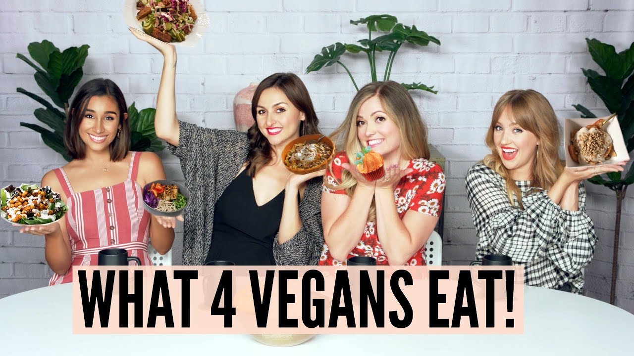 WHAT 4 VEGANS EAT [Fall Edition!] - YouTube