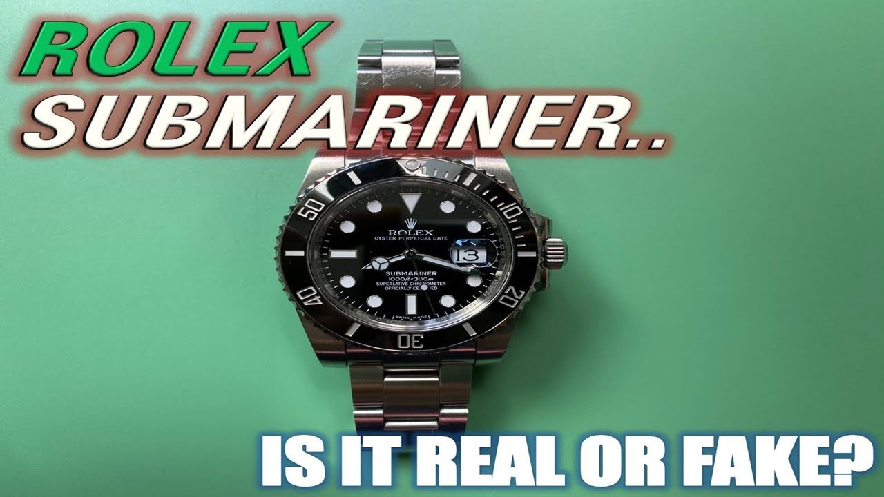 The inside of fake Rolex Submariner. How to spot fake submariner. (AR ...