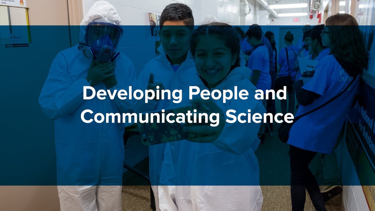 Education Highlights: Developing People and Communicating Science - YouTube