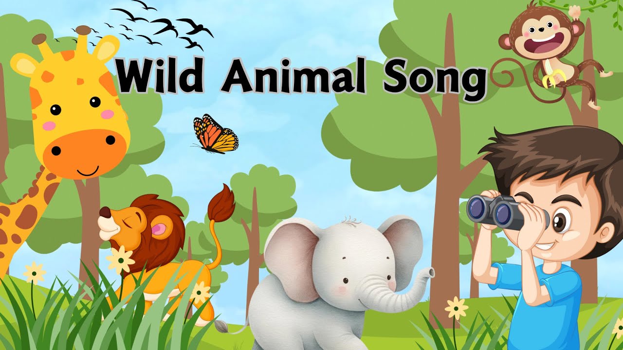 Wild Animal Song for Kids | Fun Jungle Adventure | Children’s ...